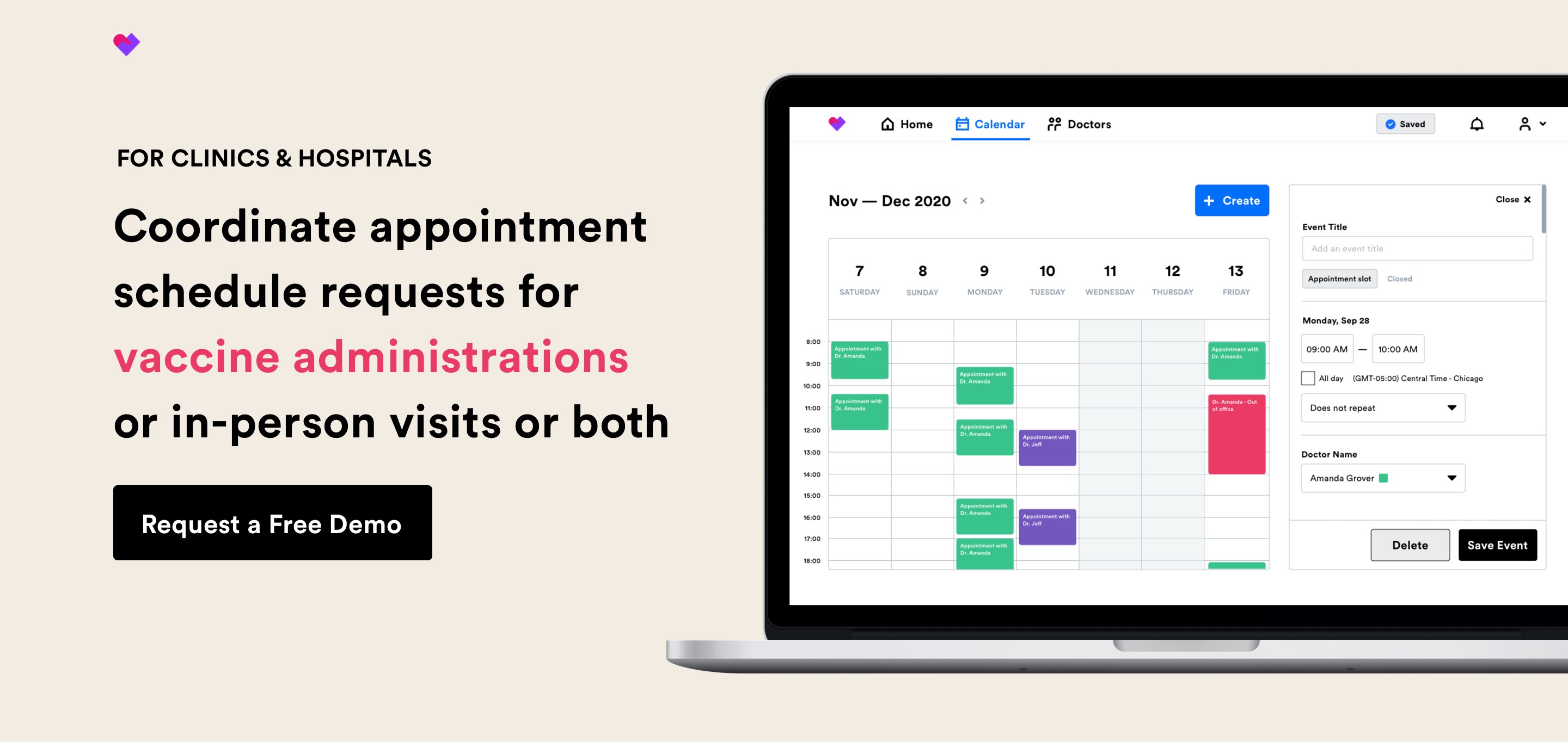 Schedule virtual & in-person appointments | Remedy